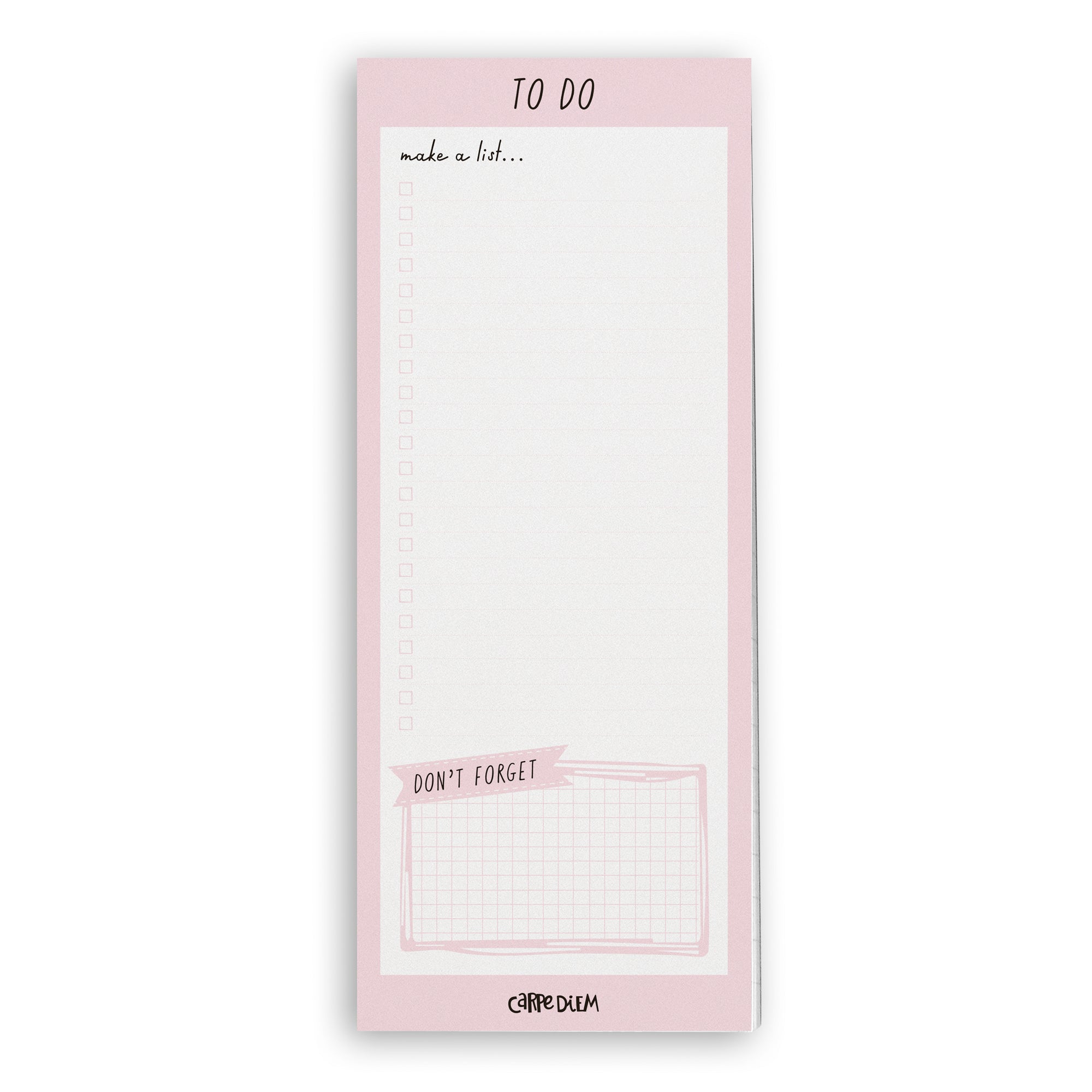 Pink Magnetic To Do List - Carpe Diem Planners