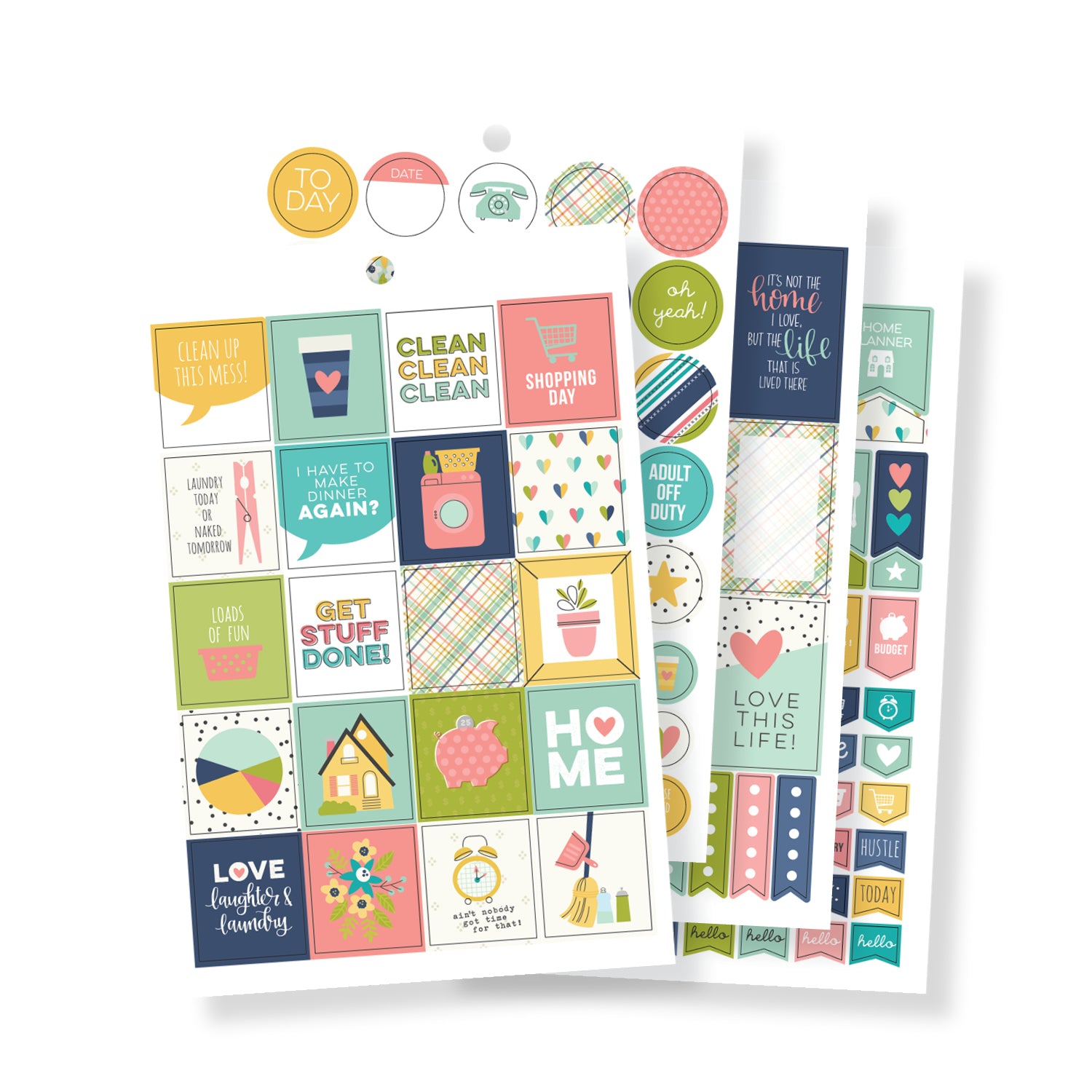 Home A5 Sticker Tablet - Carpe Diem Planners