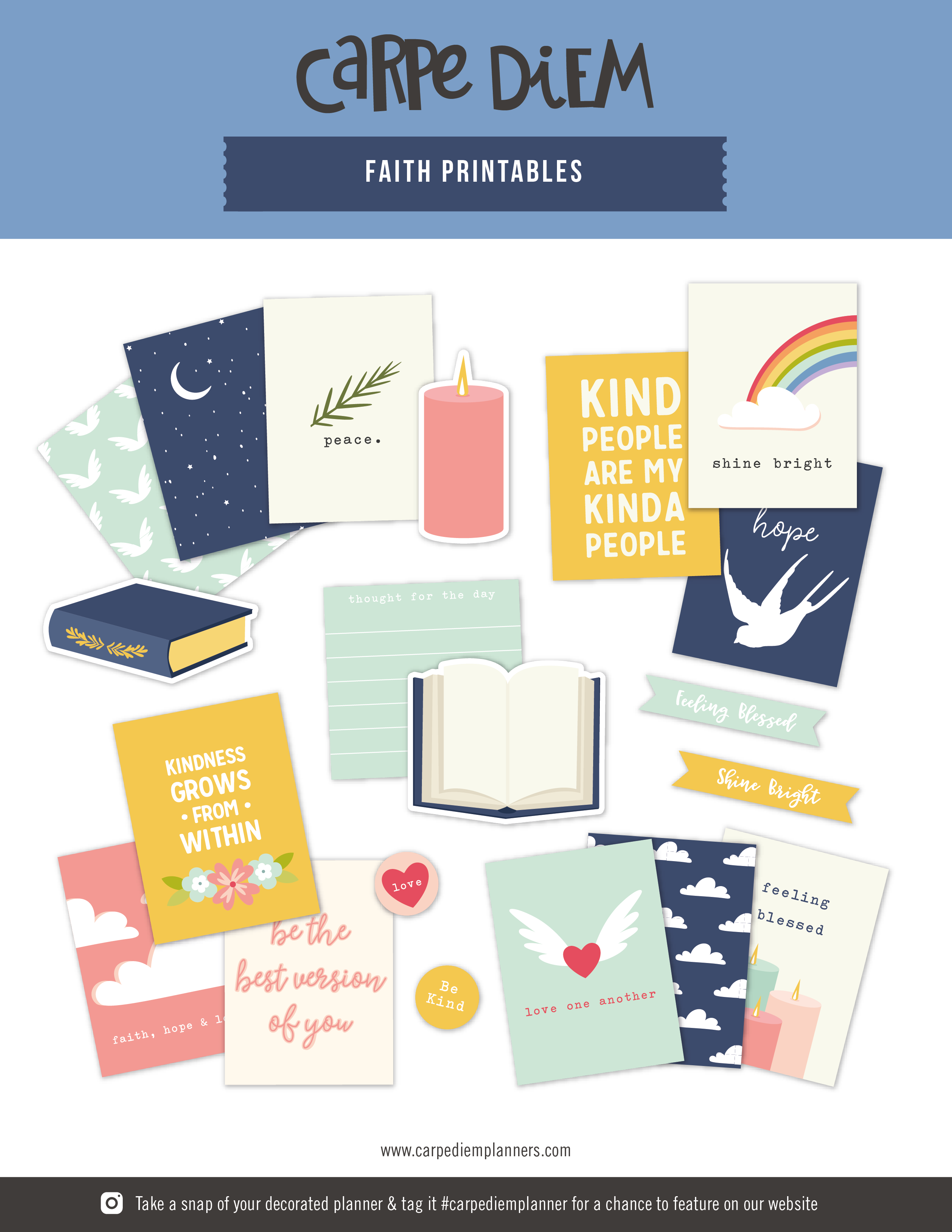 Faith Planner Printables – Carpe Diem Planners